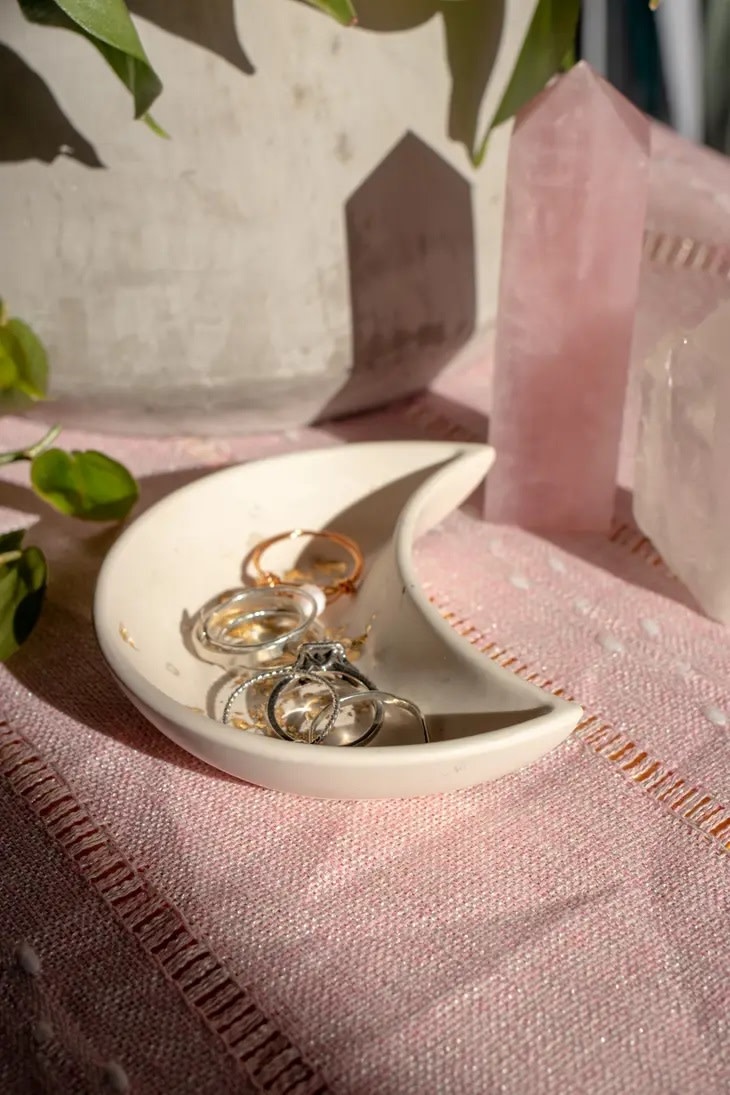 Luxe Moon Ring Dish - Cultured Coast