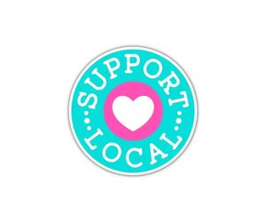 The Playful Pineapple Support Local Sticker - Cultured Coast