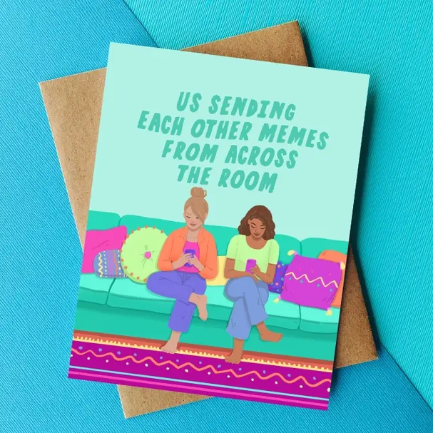 Top Hat and Monocle Us Sending Memes Card - Cultured Coast