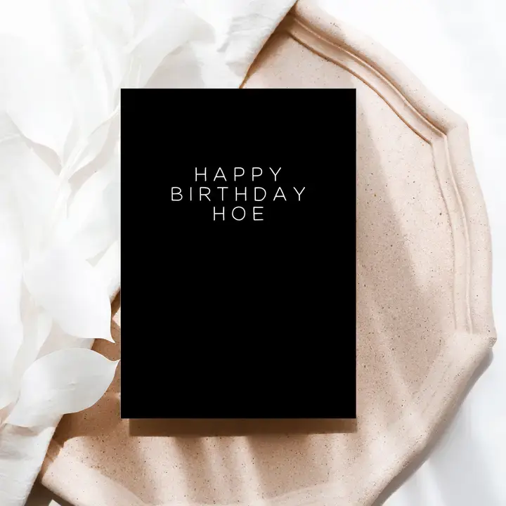 Creativien Studio Happy Birthday Hoe Card - Cultured Coast
