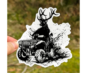 Elk Rider Sticker - Cultured Coast