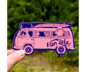 Van Isle Van Sticker - Cultured Coast
