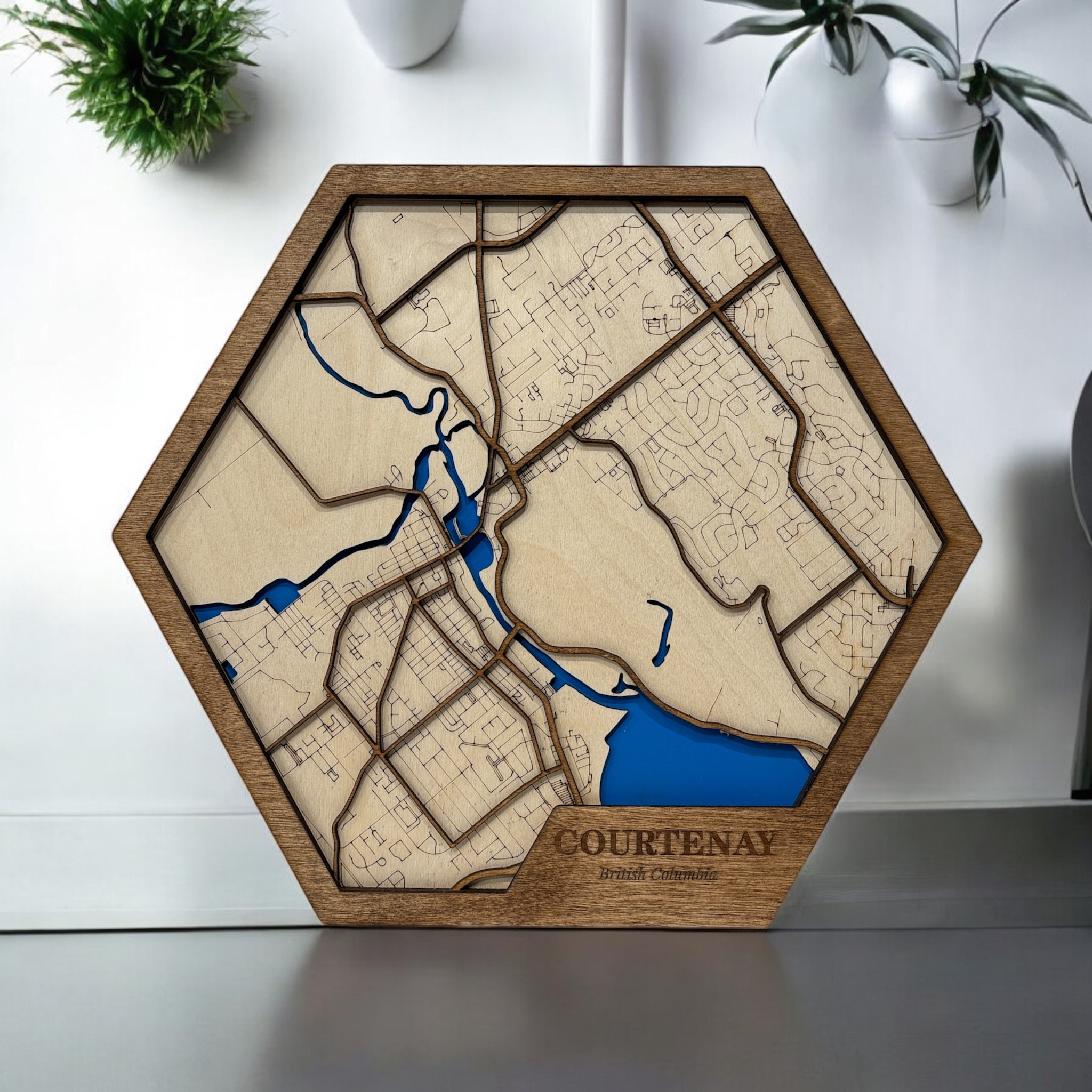 Courtenay City Map - Cultured Coast