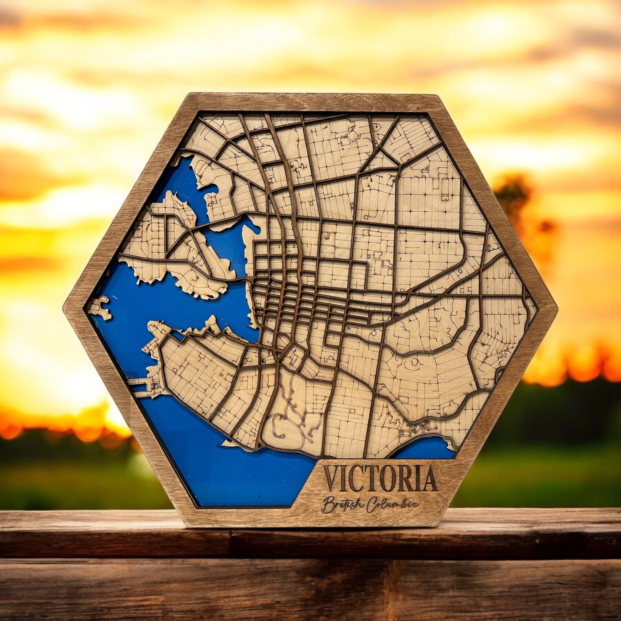 Victoria City Map - Cultured Coast