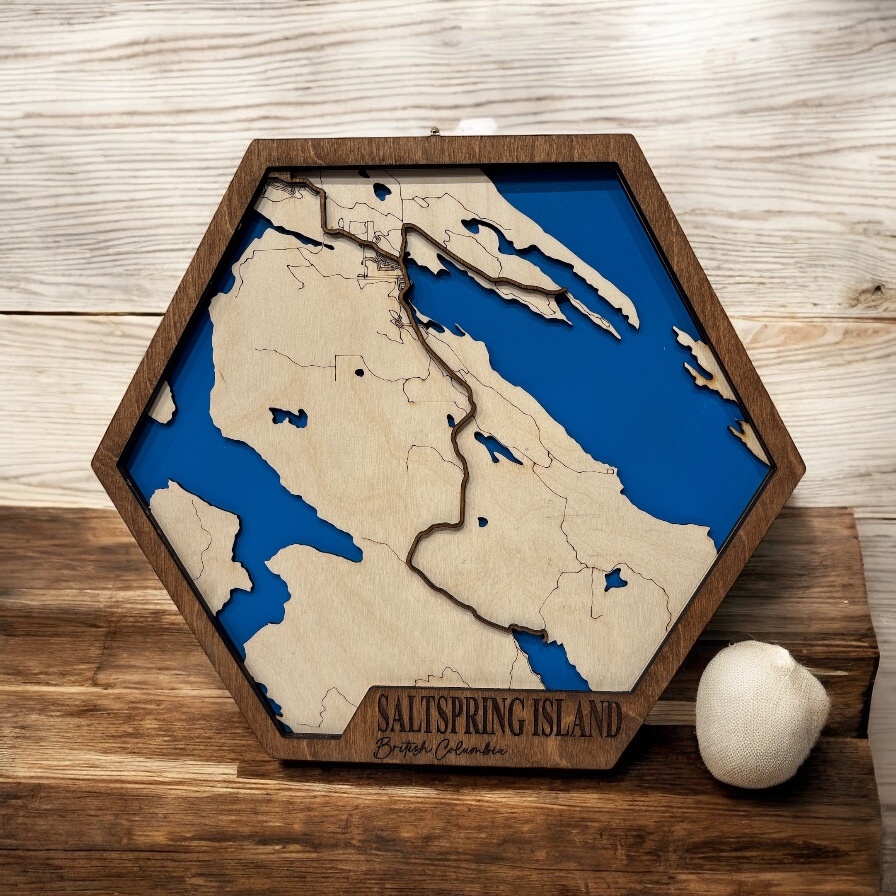 Salt Spring Island City Map - Cultured Coast