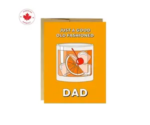 Party Mountain Paper Co Just A Good Old Fashioned Dad Card - Cultured Coast