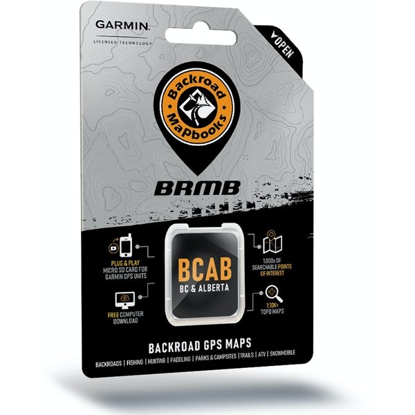 Backroad Garmin B C & Alberta Gps Maps - Mountain Man Outdoors