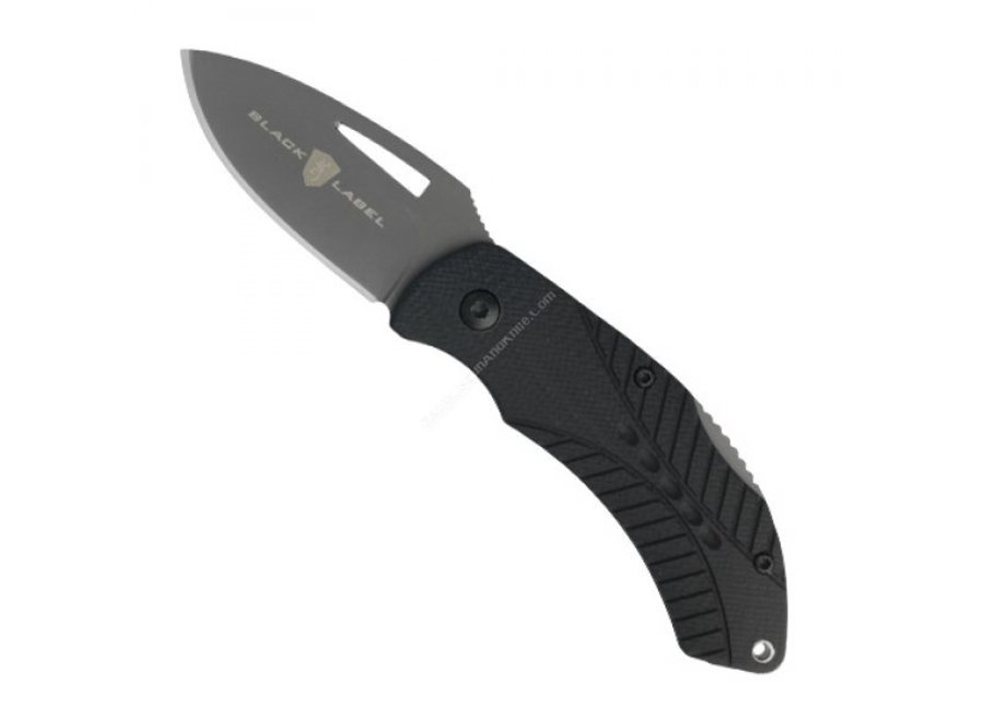 Knife, Black Label Drop Point G-10 - Mountain Man Outdoors