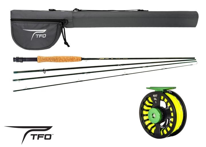 TFO NXT 6/7 Outfit w/LA2Reel 4pc - Mountain Man Outdoors