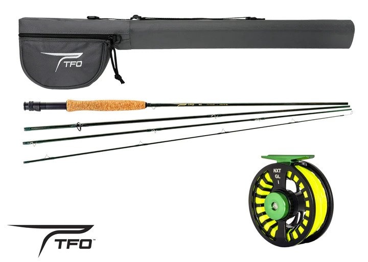 TFO NXT 4/5 Outfit w/GL-1 4Pc 8'6" - Mountain Man Outdoors