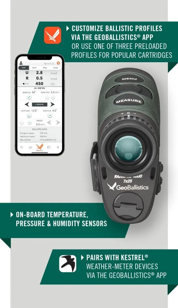 Vortex Razor HD 4000 GB Ballistic Laser Rangefinder - Mountain Man Outdoors