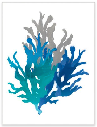 Blue Coral Wall Art - Tide & Table