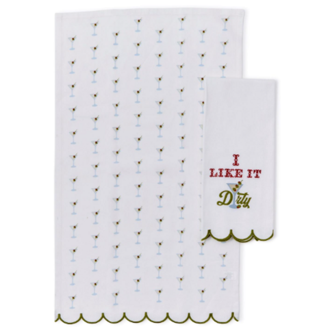 I Like it Dirty Dish Towels S/2 - Tide & Table