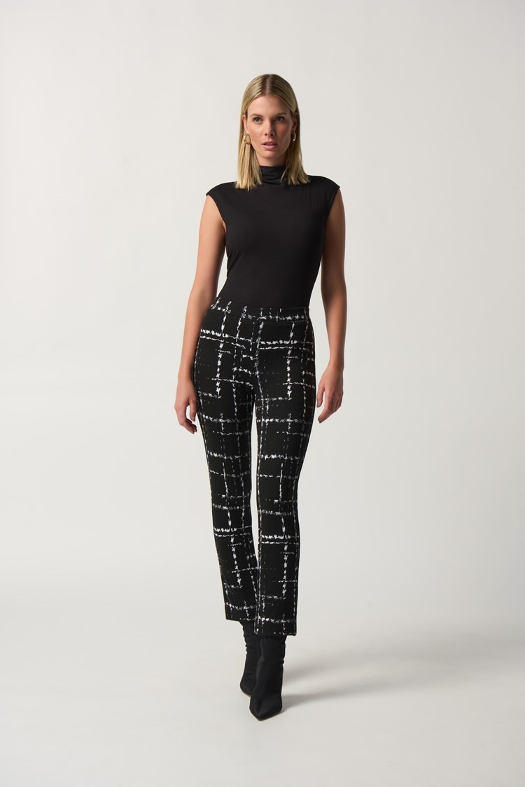 Plaid Slim-Fit Pants - Addicted Chic