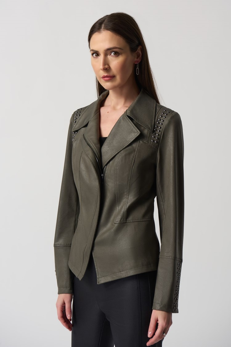Notched Collar Jacket - Addicted Chic