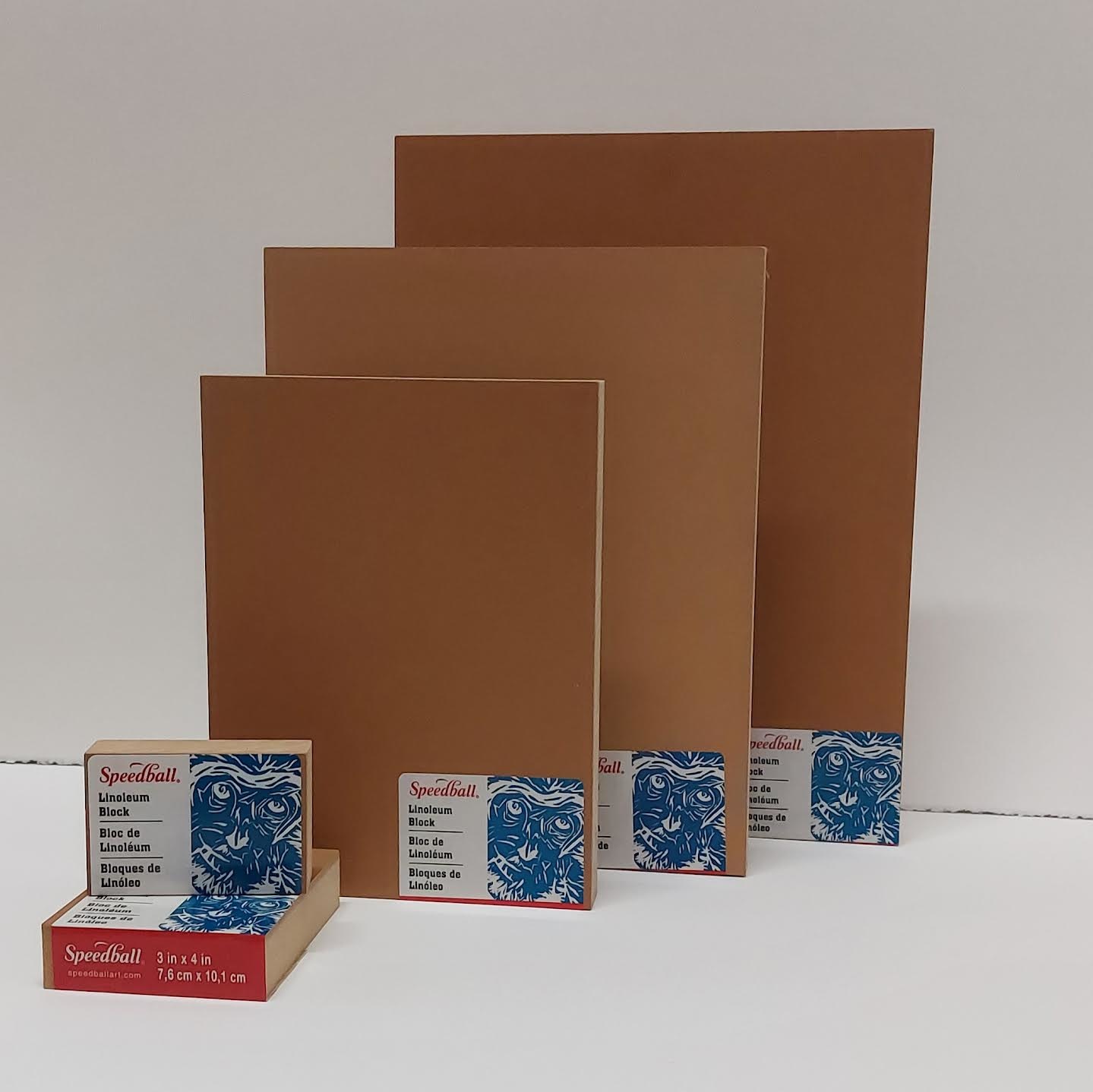 Speedball Mounted Lino Blocks | ARTiculations Art Supply - ARTiculations