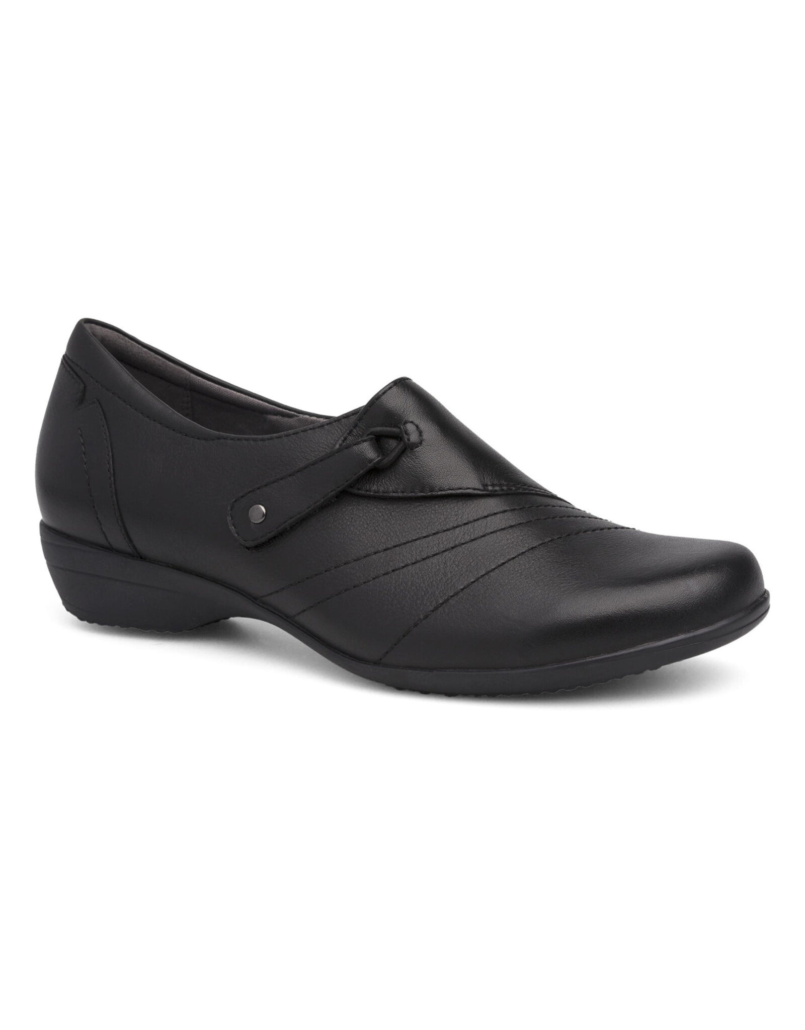 WOMEN'S FRANNY WIDE BLACK MILLED NAPA - Bend Shoe Co