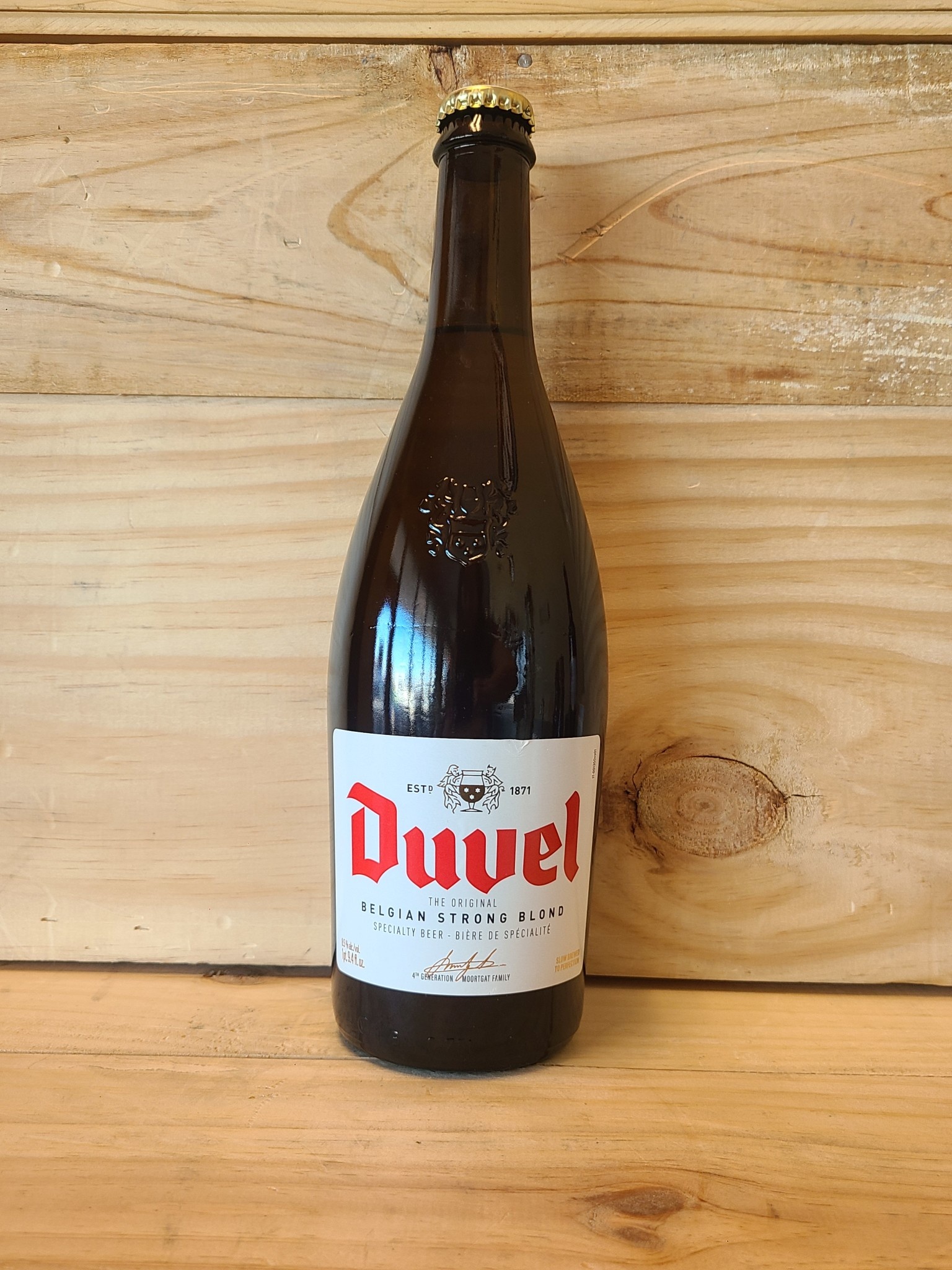 Duvel Belgian Golden Ale 750ml - La Bodega Flagship