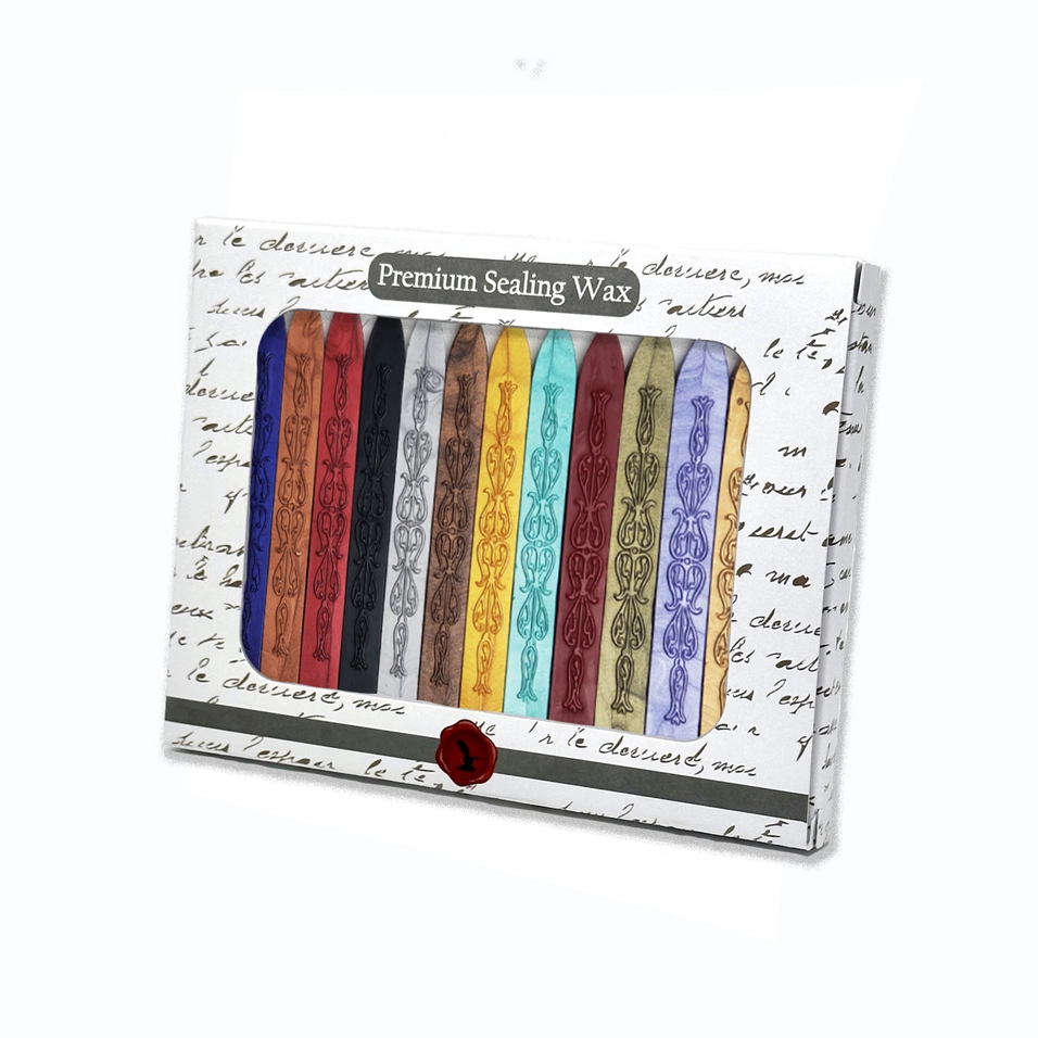 Mailable Wax Stick with Wick Set of 12 - Pennysmiths Paper