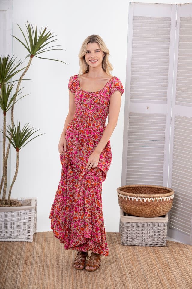 Cienna Yarrow Rosa Maxi Dress - Lovebird Boutique