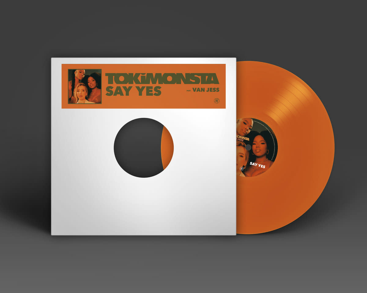Tokimonsta - Say Yes (feat. Van Jess) 12" Single - Wax Trax Records