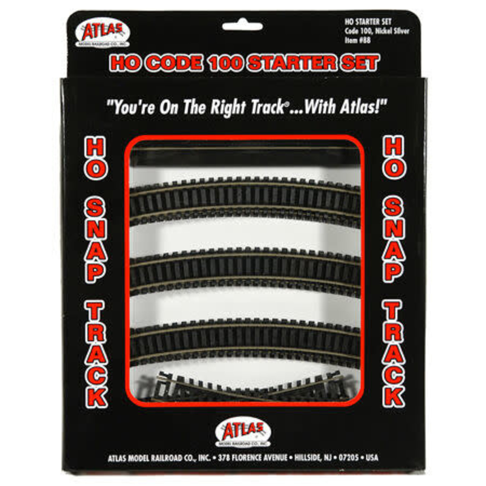 Atlas HO Code 100 Track Starter Set Paris Junction Hobbies