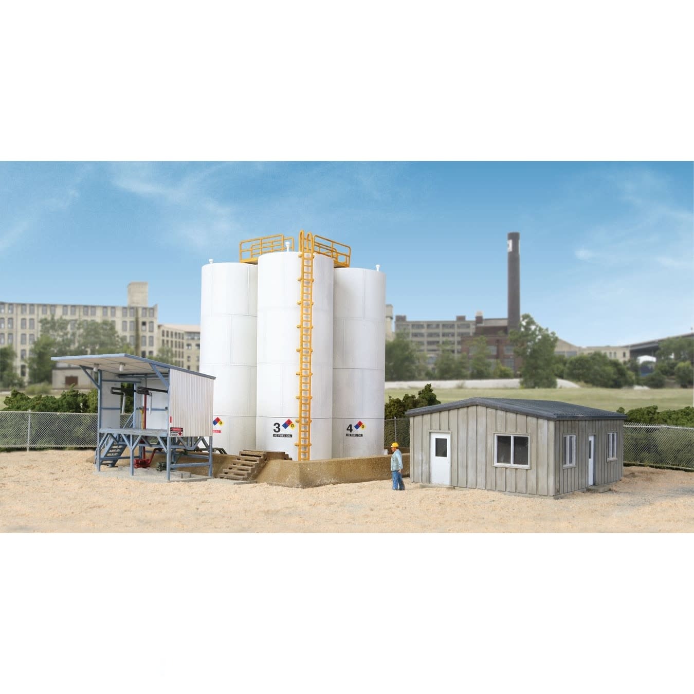 Walthers TRUCK OIL LOADING STATION HO - Paris Junction Hobbies