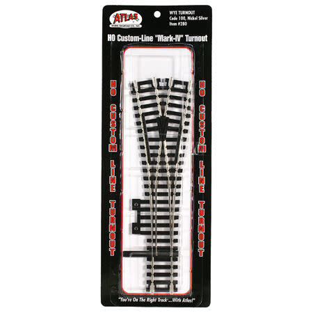 Atlas HO Code 100 WYE Turnout - Paris Junction Hobbies