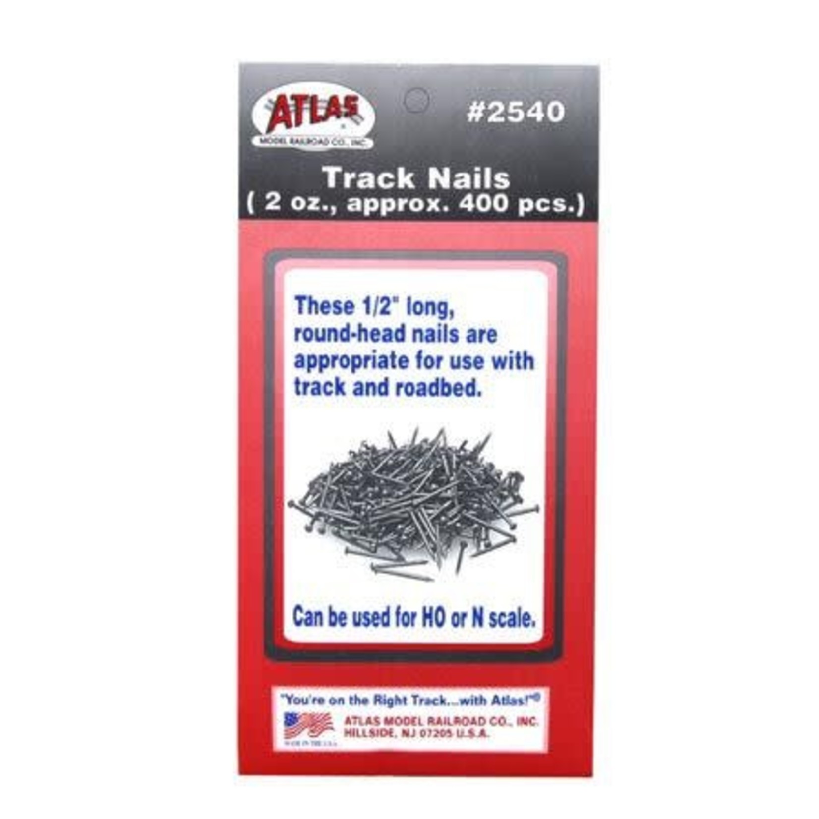 Atlas Track Nails 400 approx. - Paris Junction Hobbies