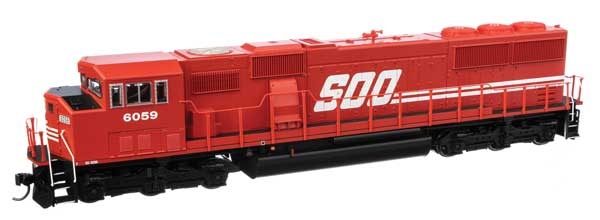 HO EMD SD60M with 3-Pc Windshield - ESU DCC/SND SOO #6059 - Paris ...