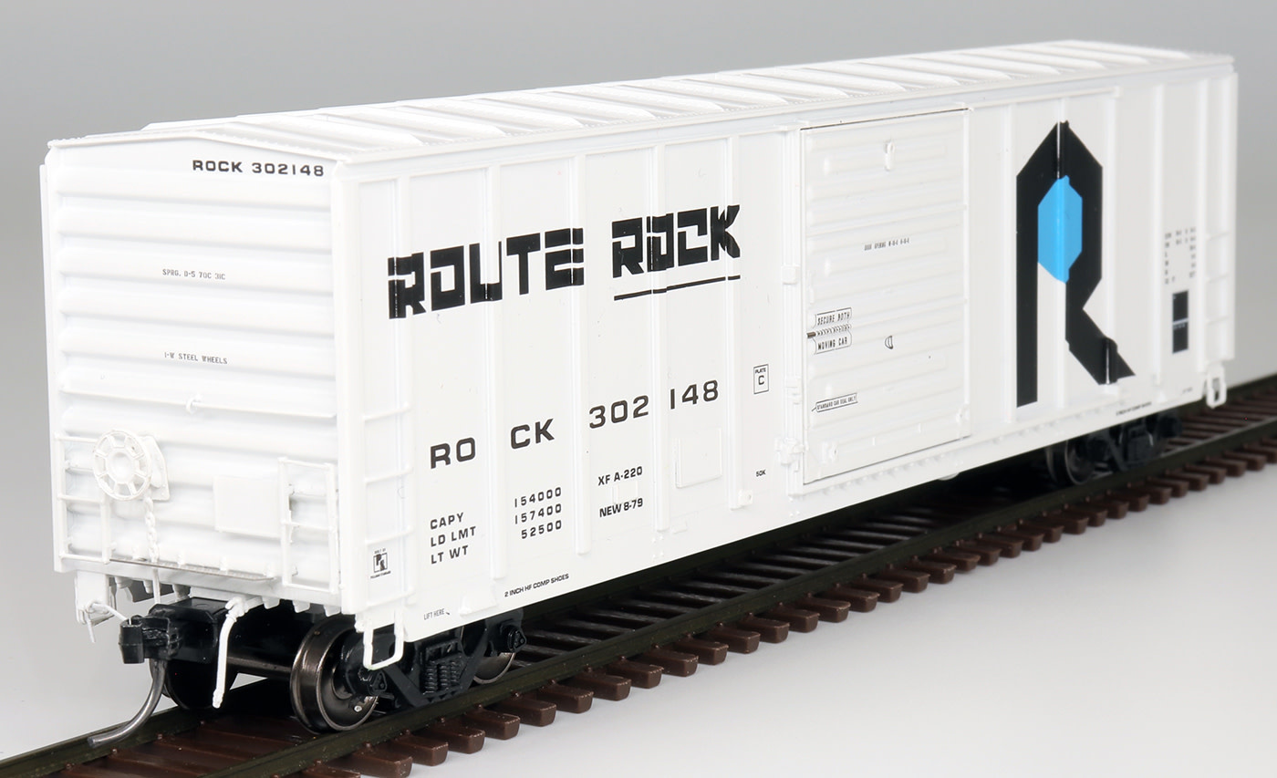 HO PS 5277 Cu. Ft. Exterior Post Boxcar Rock Island - Paris Junction ...