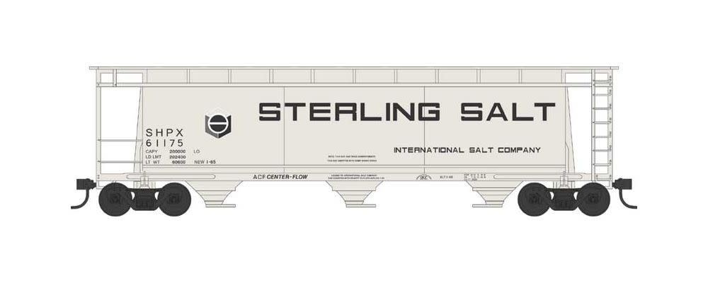 N 3-Bay Cylindrical Covered Hopper Sterling Salt 61186 - Paris Junction ...