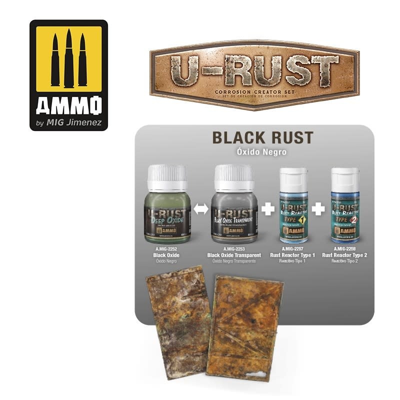 U-Rust Black Oxide Transparent - Paris Junction Hobbies