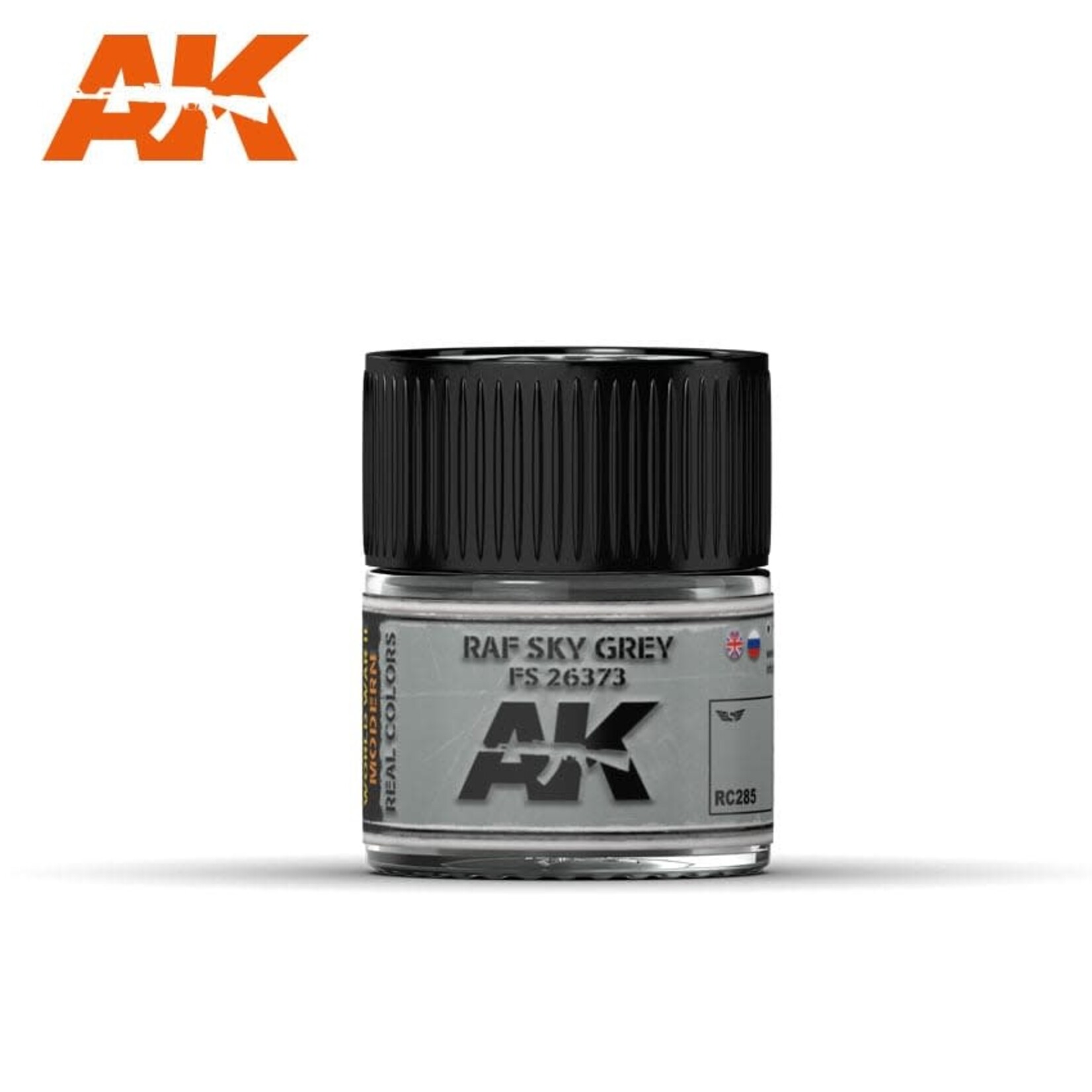 AK Interactive Real Colors Acrylic Laquer (10ml) RC285 RAF SKY GREY ...
