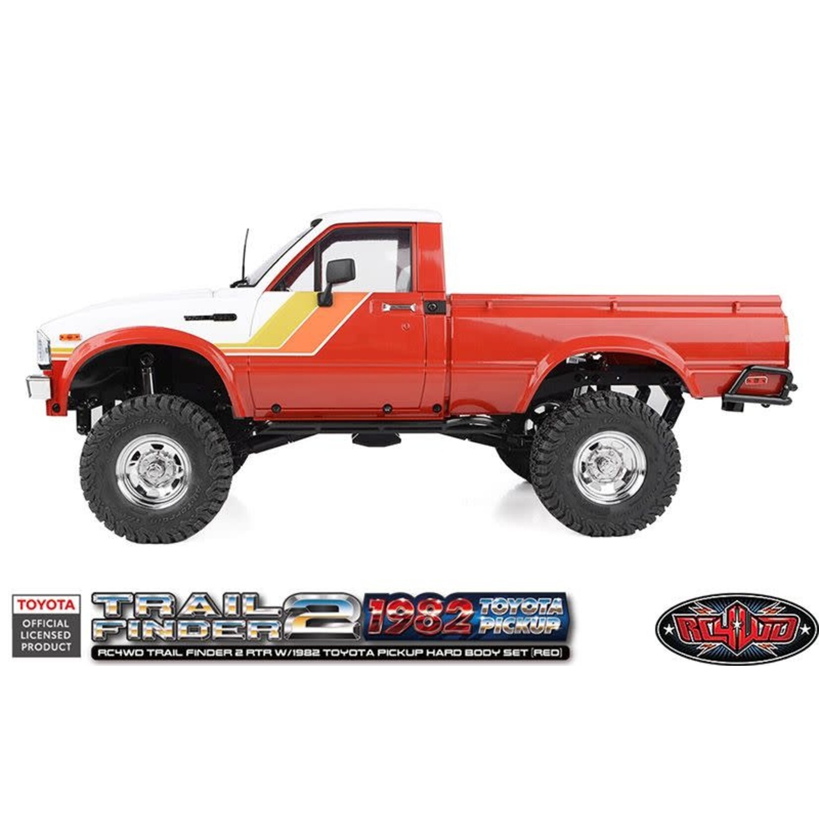 Trail Finder 2 RTR w/ 1982 Toyota Pickup Hard Body Set Ironman Red ...
