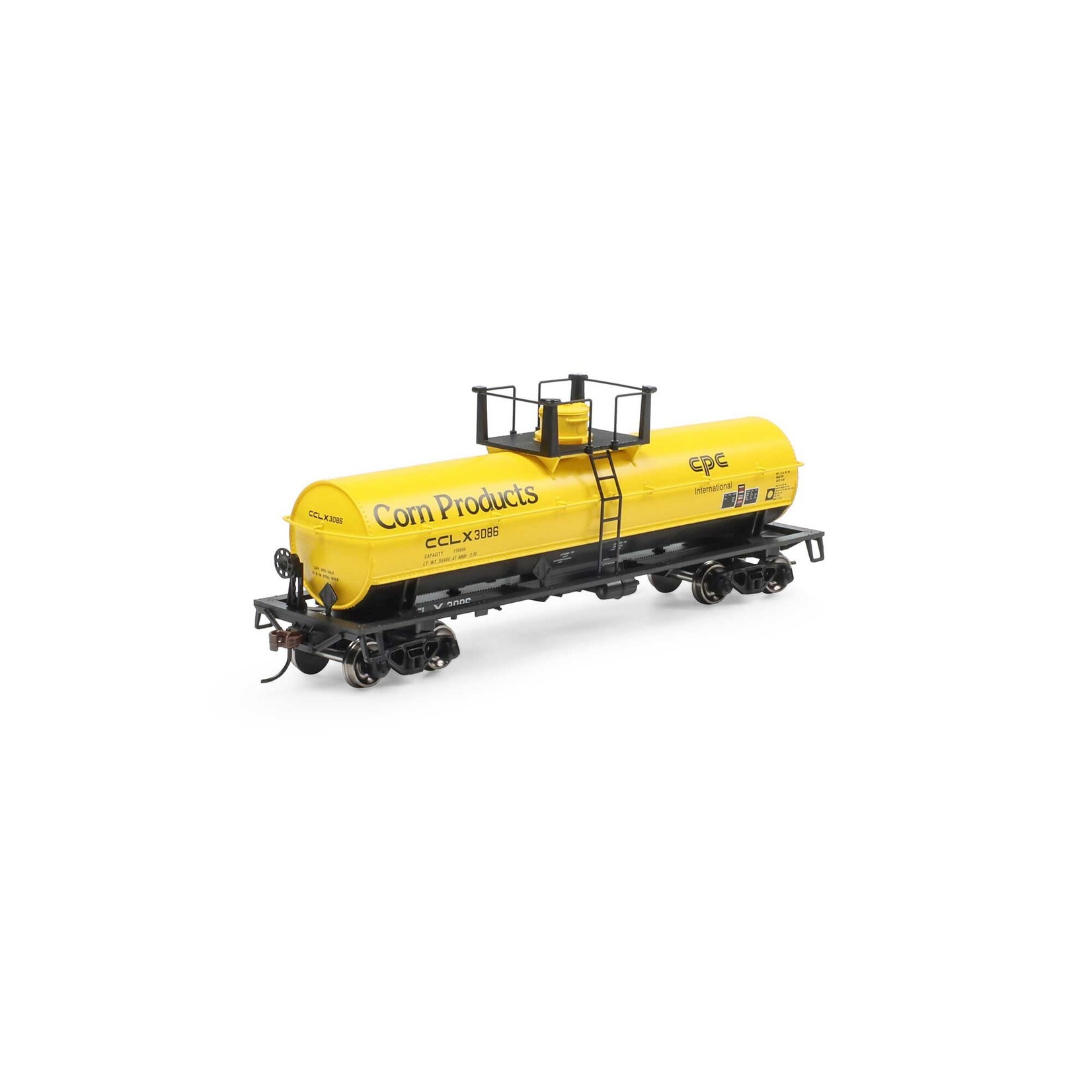 HO 42' Chemical Tank, CCLX #3086 - Paris Junction Hobbies
