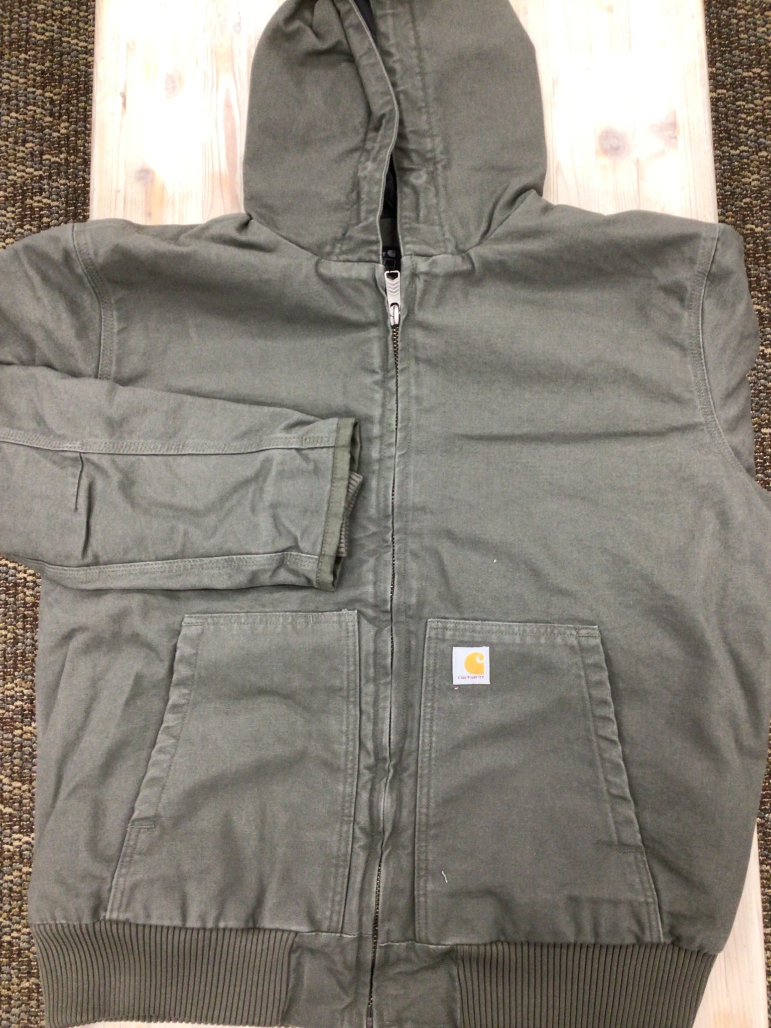 Carhartt 104050 Washed Duck Insulated Active Jacket Men’s - Shoes & M'Orr