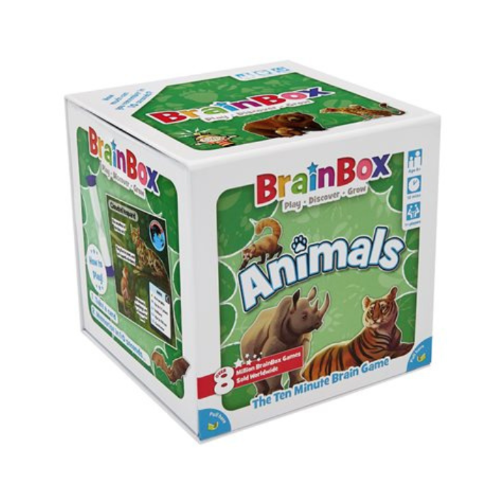 The Green Board Game Co - Brainbox: Animals - ToymastersMB.ca ...