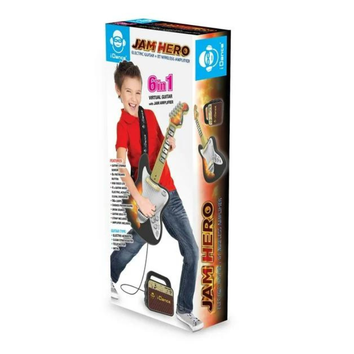 iDance - Jam Hero Guitar with Mini Amplifier - ToymastersMB.ca - Westmans Local Toy Store