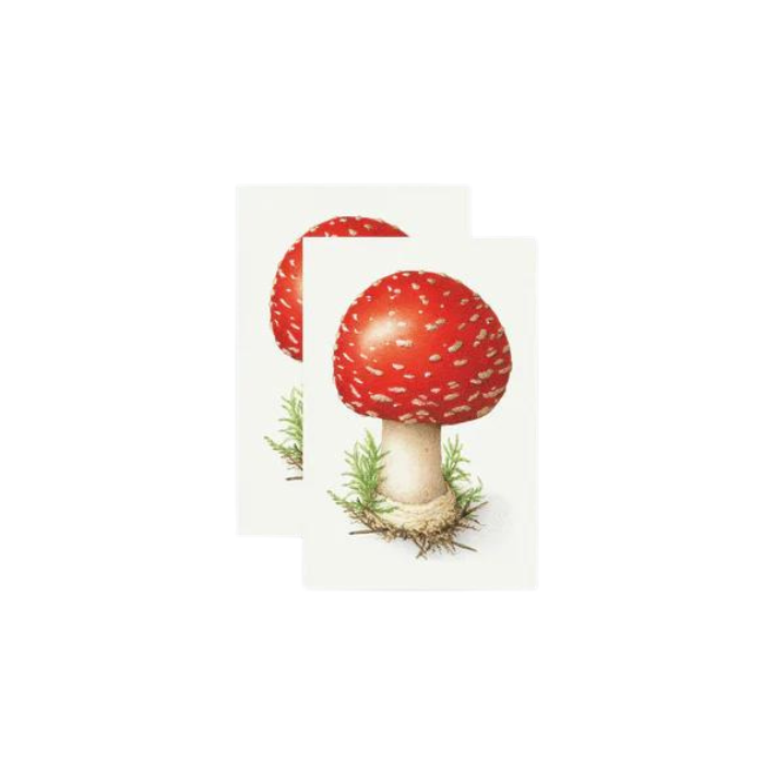 Tattly - Toadstool Tattoo Pair - ToymastersMB.ca - Westmans Local Toy Store