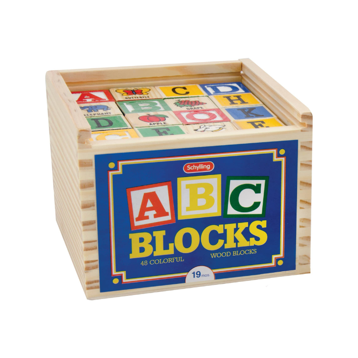 Schylling - Alphabet Wood Blocks - ToymastersMB.ca - Westmans Local Toy ...