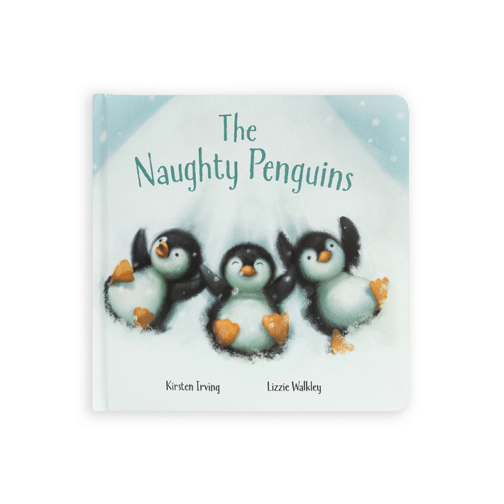 Jellycat - The Naughty Penguin Book - ToymastersMB.ca - Westmans Local Toy Store