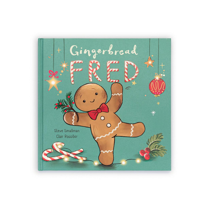 Jellycat - Gingerbread Fred Book - ToymastersMB.ca - Westmans Local Toy Store