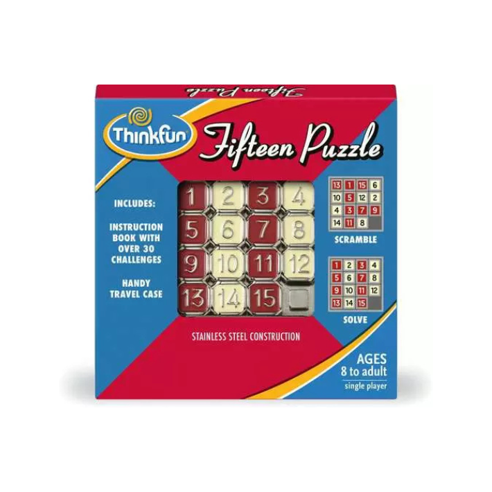 Thinkfun - Fifteen Puzzle - ToymastersMB.ca - Westmans Local Toy Store