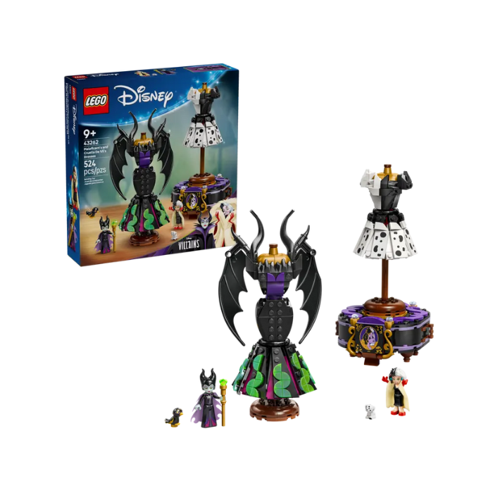 Lego - Disney - 43262 - Maleficent's and Cruella De Vil's Dresses ...