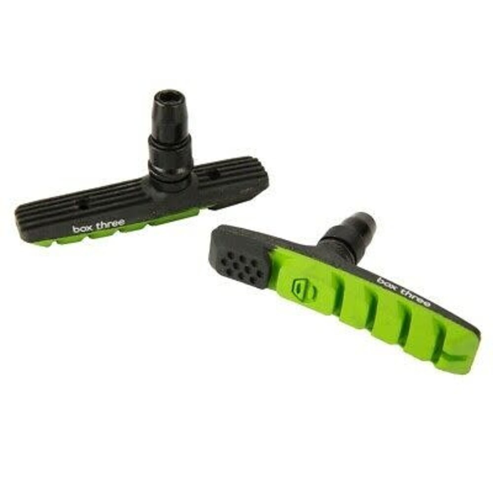 Box Components Box BMX, V-Brake Pad, Three, Air Flow, 70mm, Green ...
