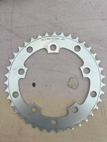 MCS Bicycle, 4 bolt/ 5 bolt chainring 40T, argent - Messier Bicyclettes ...