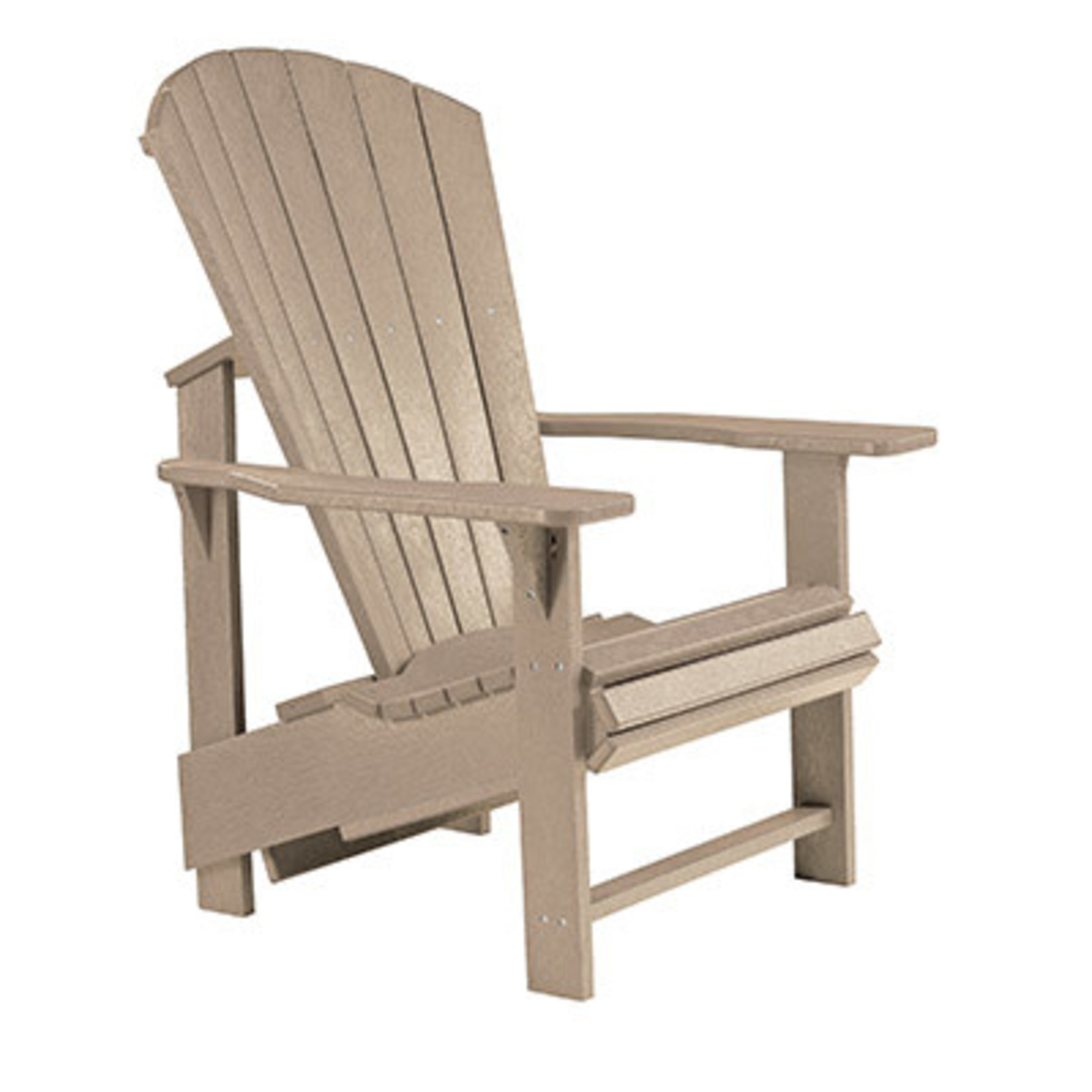 CR Plastics CRP 'Upright Adirondack Chair' C03-Beige - Klomps Home and ...