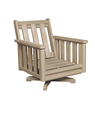 CR Plastics CRP DSF264 Stratford Swivel Arm Chair Beige - Klomps Home ...