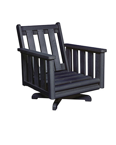 CR Plastics CRP 'Stratford Swivel Arm Chair Frame'-Black - Klomps Home ...